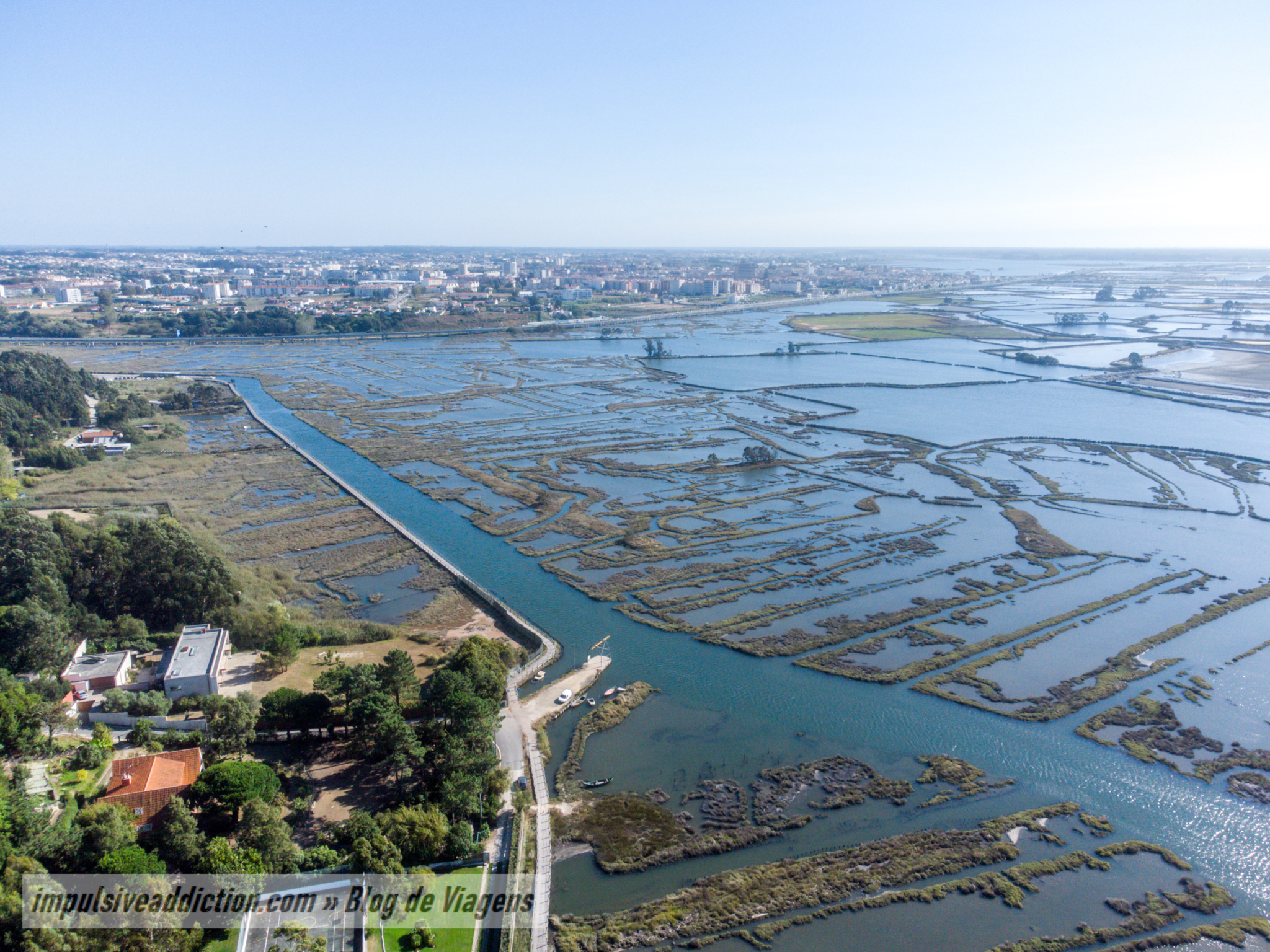 Passadiços da Ria de Aveiro em Esgueira